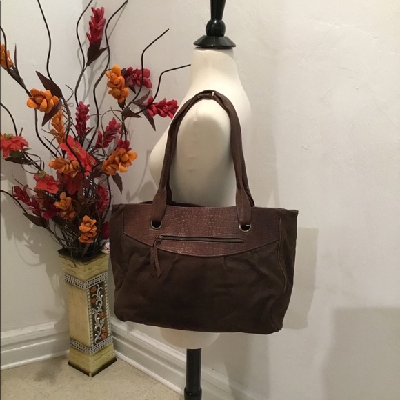 Lauren Merkin | Bags | Lauren Merkin Brown Leather Shouldertote Bag ...